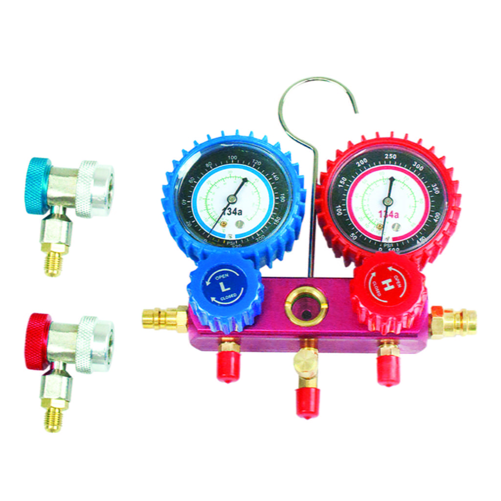 Manifold p/ Freon 134A c/ Adaptadores Weldtech - Weldtech